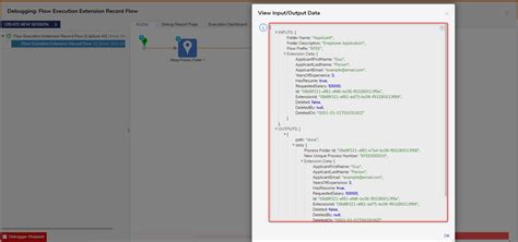 creating flow execution extension data structures