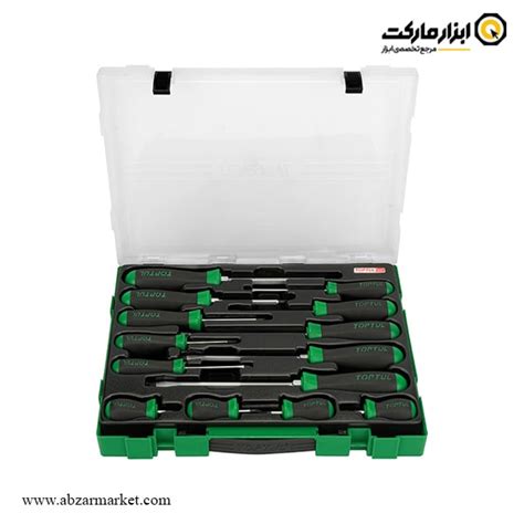 قیمت ست پیچ گوشتی تاپ تول 14 عددی Gzc1401 ابزارمارکت