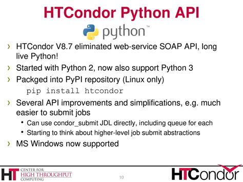 Whats New In Htcondor Whats Coming Ppt Download