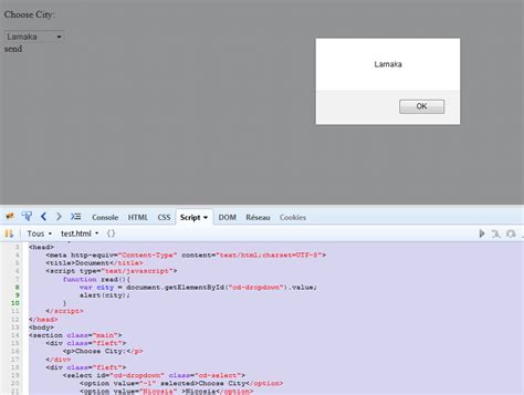 Html Javascript Getelementbyid Doesnt Select Element Stack Overflow