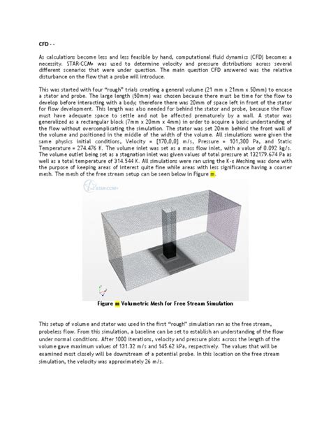 Cfd Report Pdf Fluid Dynamics Computational Fluid Dynamics