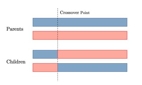 Example Of A Single Point Crossover A Method Of Genetic Recombination