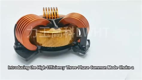 High Efficiency Three Phase Common Mode Choke High Current High Power Toroidal Coil Inductor