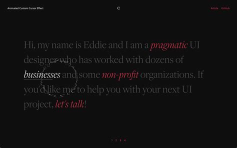 Animated Custom Cursor Effects Codrops