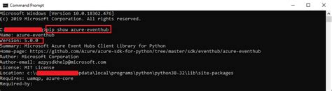 Error Using Azure Eventhubs Python Example Stack Overflow
