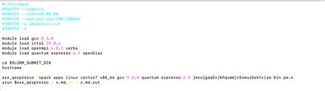 Quantum Espresso Slurm File Discovery Cluster Usc Advanced Research