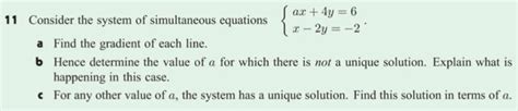 Solved Consider The System Of Simultaneous Equations Chegg