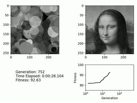 Project Mona Lisa Using Python And Circle Evolution