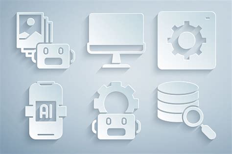 Set Robot Setting Computer Api Interface Artificial Intelligence Ai