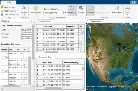 Tracking Data Importer Import Convert And Visualize Tracking Data