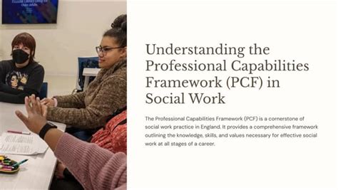 Understanding The Professional Capabilities Framework Pcf In Social