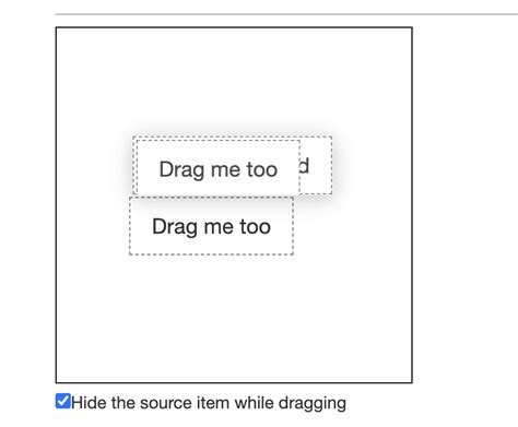 The Floating Element Will Contain The Overlapping Element Area · Issue 3585 · React Dndreact