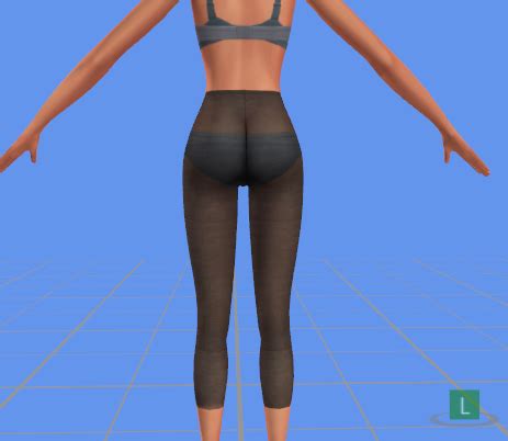 Semi Transparent Full Legging Yoga Pants Downloads The Sims 4 LoversLab