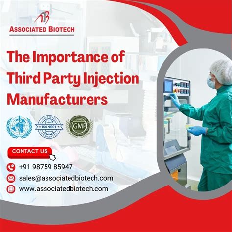 Third Party Injection Manufacturers Third Party Injectables Manufacturing