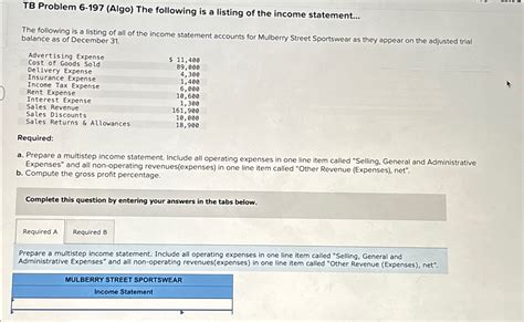 solved tb problem 6 197 algo ﻿the following is a listing