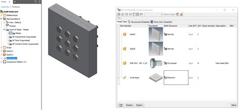 Patterns Of Operations Exported From Multi Body Part To Single Part Autodesk Community