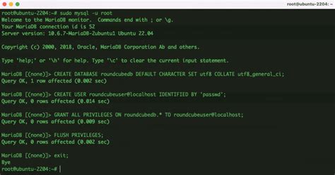 How To Install Roundcube Webmail On Ubuntu 2204 Using Lamp Stack