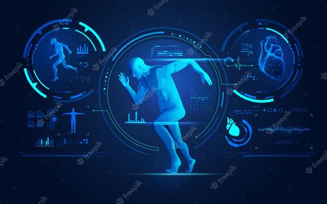 Premium Vector Running Analysis