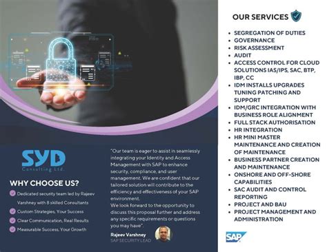 Syd Consulting Ltd On Linkedin Sapconsultant Sapsecurity Accesscontrol Identitymanagement