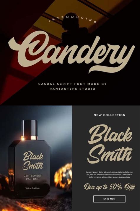 Candery Casual Script Font Leasted Graphics Template Resources