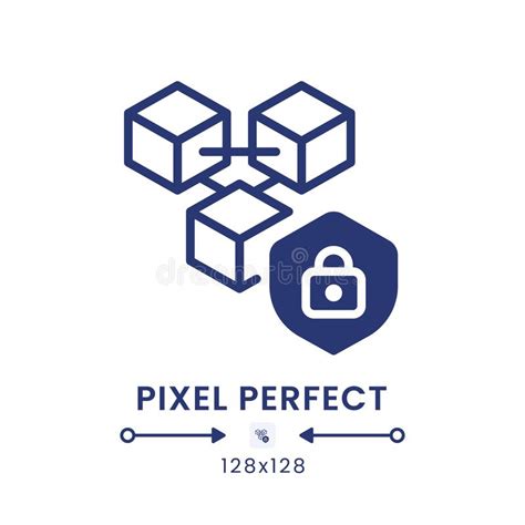 blockchain security green solid gradient desktop icon on black stock