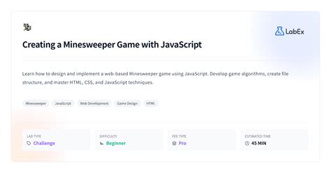 Creating A Minesweeper Game With Javascript Labex