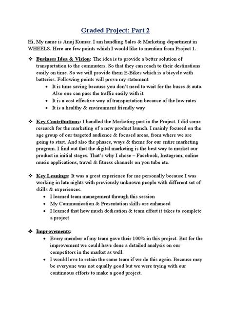 Graded Project Pdf