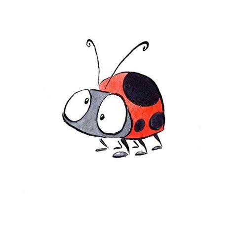 Cute Ladybug Drawing