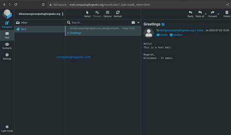 Deploy Mail Server On Debian 12 With Postfix Dovecot Mysql And