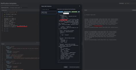 notification template cannot get rows with start labels or annotations grafana grafana