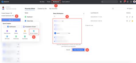 How To Create A New Ad Hoc Analysis In Quickbi Quick Bi Alibaba Cloud Documentation Center