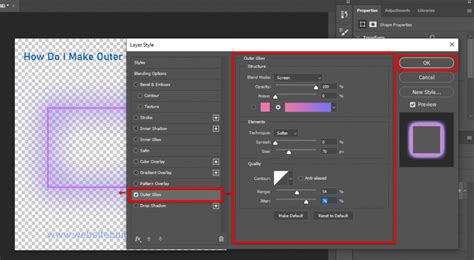 How Do I Make Outer Glow In Photoshop WebsiteBuilderInsider Com