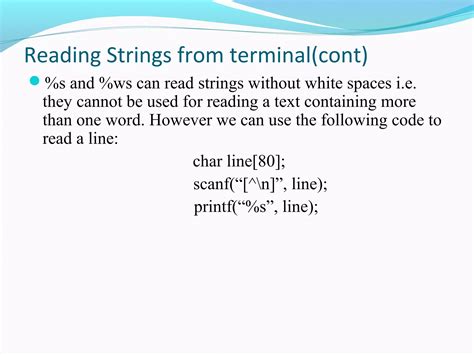 Strings Ppt