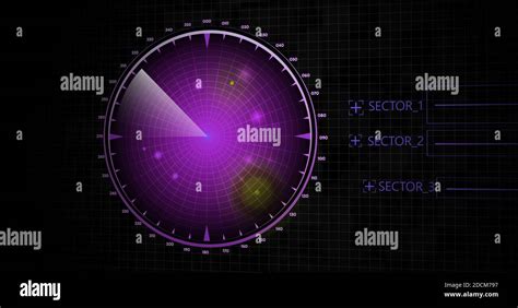 Enemy Aircrafts Or Ships Detected By Radar Scan Objects Speed And