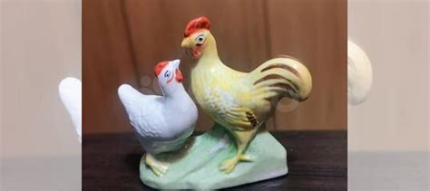 Фарфоровая статуэтка Курица и петух купить в Москве Хобби и отдых Авито