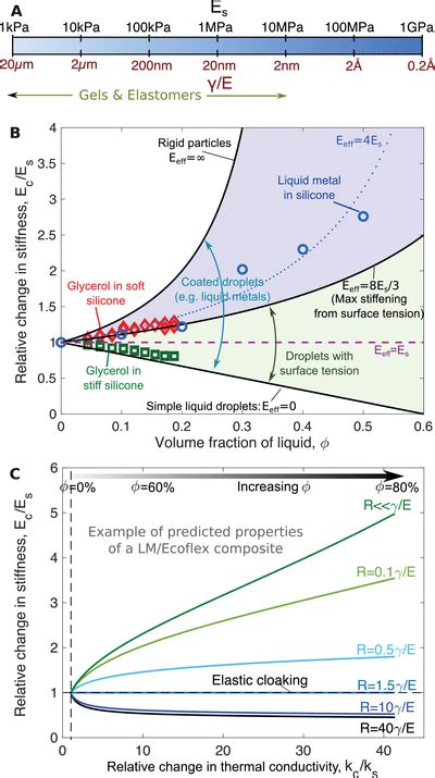 The Effect Of Liquid Inclusions On Composite Stiffness A Surface Download Scientific Diagram