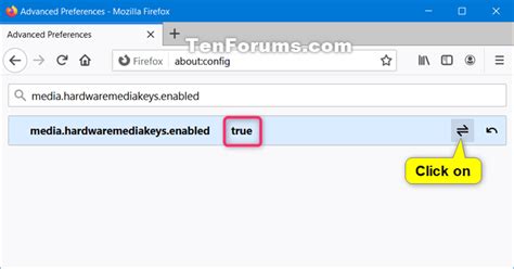 Enable Or Disable Volume Control And Media Key Handling In Firefox