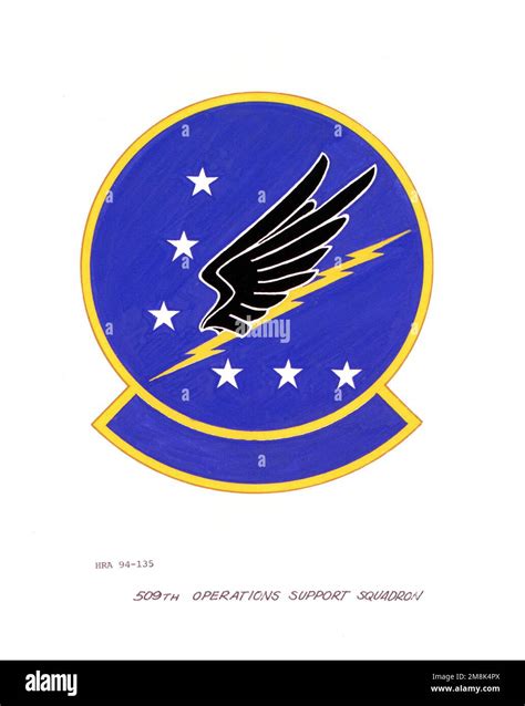 Approved Insignia Of The 509th Operations Support Squadronexact Date Shot Unknown Country