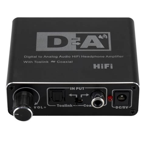 Hifi DAC Digital To Analog Audio Converter RCA 3 5 มม AUX RCA eadphone เครองขยายเสยง Toslink