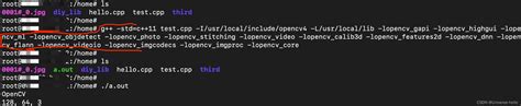 Opencv G Hello Worldopencv G Csdn博客