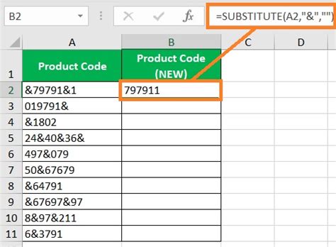 removing a specific character from a string in excel 6 ways