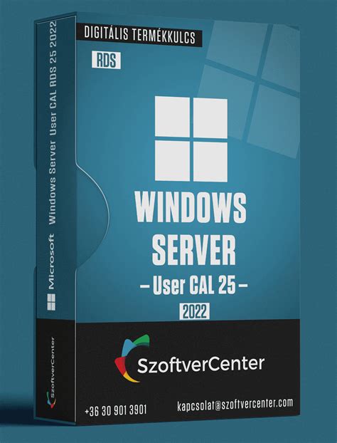 Windows Server User Cal [rds] [25] 2022 Szoftvercenter