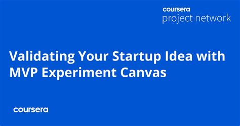 Validating Your Startup Idea With Mvp Experiment Canvas