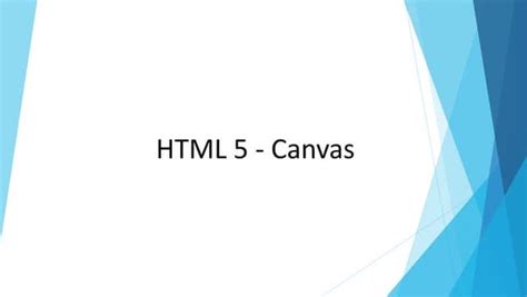 canvas in html5