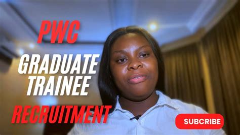 Pwc Graduate Trainee Programme Youtube