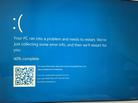 Getting Windows Stop Code Irql Not Less Or Equal Fabricnanax