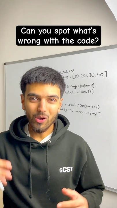 Logic Errors Were You Able To Spot The Mistake With The Code Gcse
