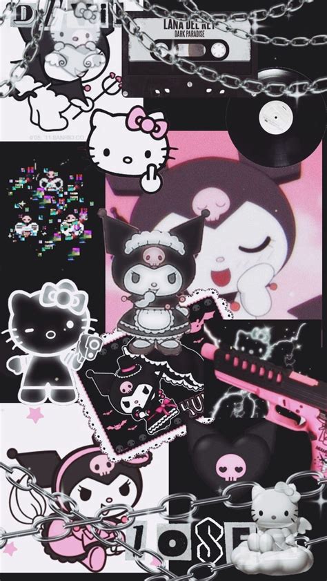 🖤💗kuromi💗🖤 в 2022 г Hello Kitty комнаты Обои Hello Kitty картинки Приглашени… Hello
