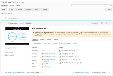 How To Manage Multiple Sites Using The Cpanel Wordpress Toolkit