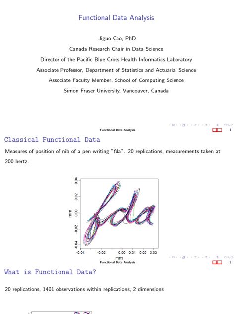 Functional Data Analysis Pdf Matlab Statistical Inference